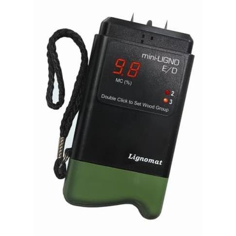 Jual Alat Ukur Kadar Air Kayu Mini-Ligno E/D Range 6-45% MC Meter ...