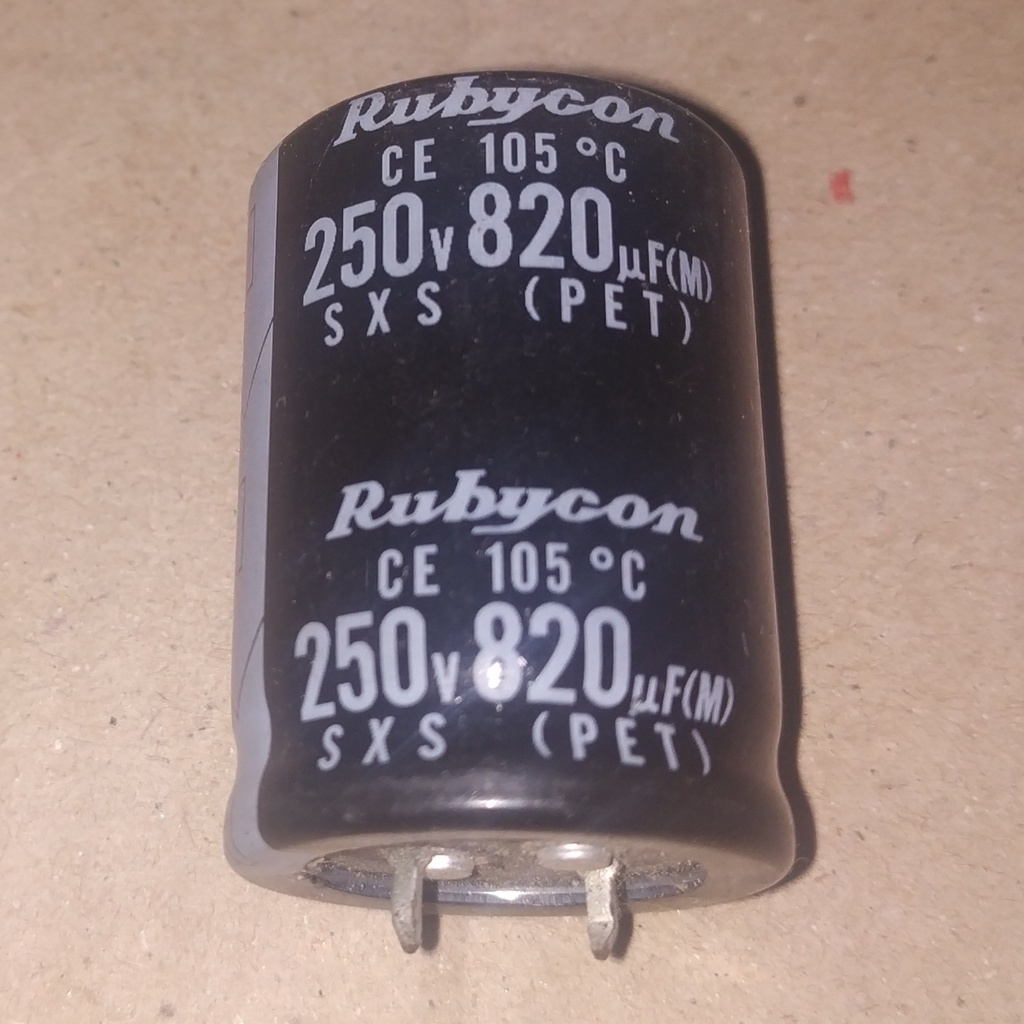 Jual C Elko Elco 820uF 250V 820 uF 250 V RUBYCON | Shopee Indonesia