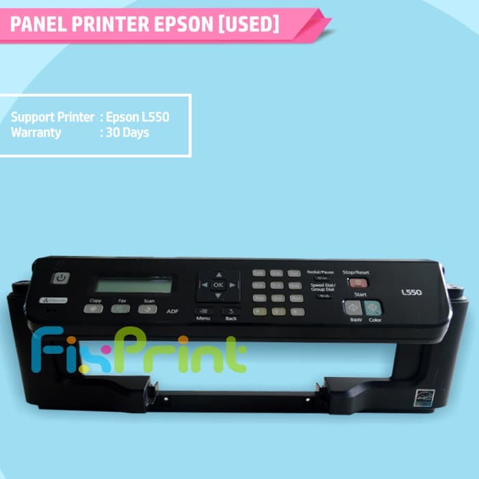 Jual Control Panel Assembly Epson L550 Tombol Power On Off Printer L550 ...