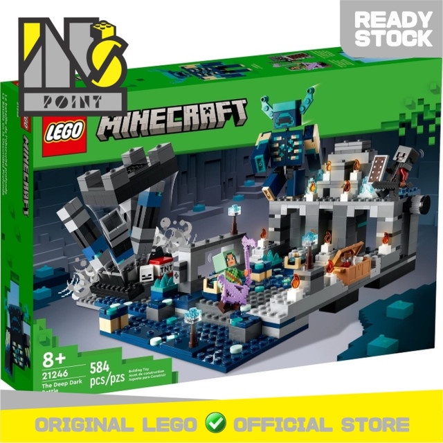 Jual LEGO 21246 - Minecraft - The Deep Dark Battle | Shopee Indonesia