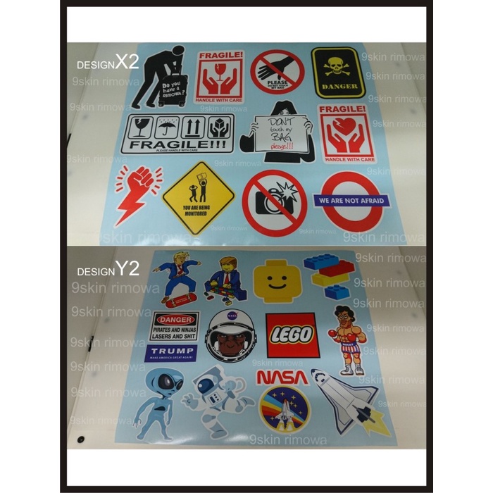 Jual Sticker Rimowa Design 57/ Stiker Untuk Koper / Stiker Aksesoris ...