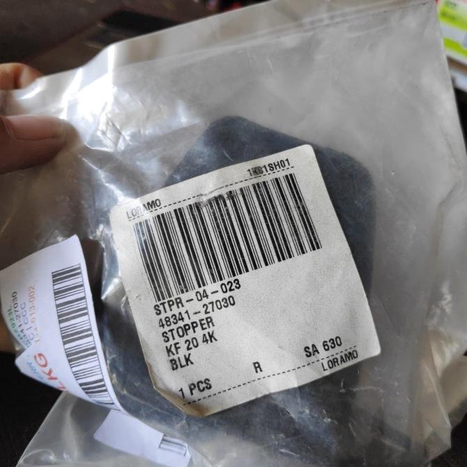 Jual Loramo Karet Stopper Belakang Toyota Kijang Kf20/ 3K/ 4K 48341 ...
