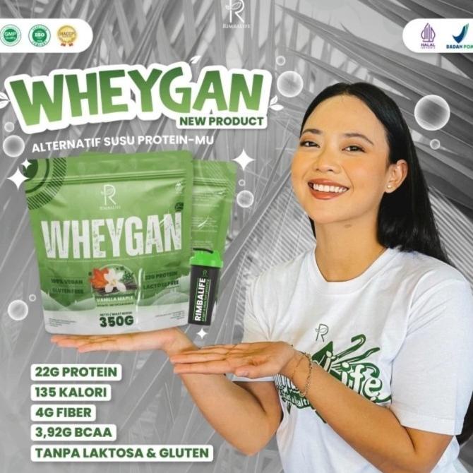 Jual GOOD RIMBALIFE WHEYGAN VEGAN PLANT BASED PROTEIN WHEY BARU ...