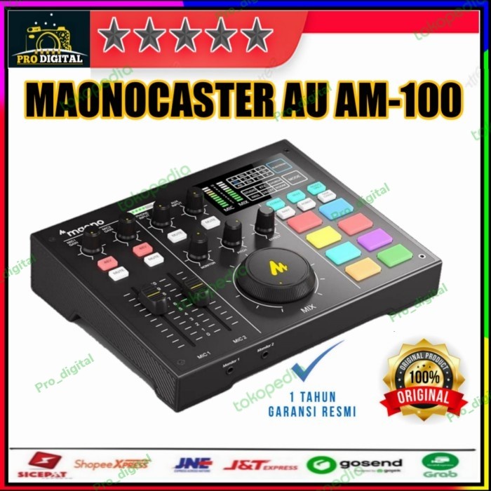 Jual Maono Au-Am100 Am-100 Maonocaster Podcast Production Mixer Usb ...