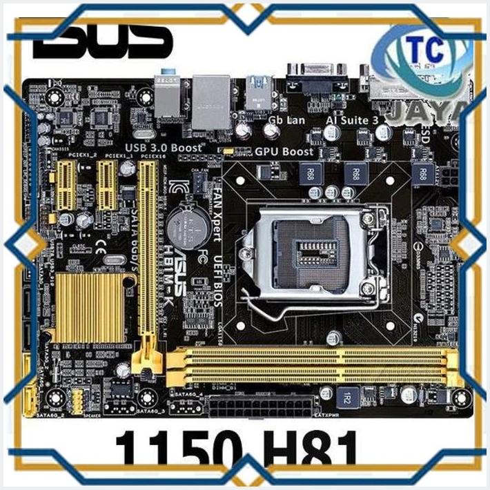 Jual [TJB] MOBO MOTHERBOARD MAINBOARD SOCKET INTEL LGA 1150 H81 MICRO ...