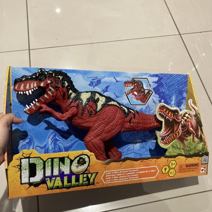 Jual Dino Valley T-Rex Attack with Light & Sounds | Shopee Indonesia