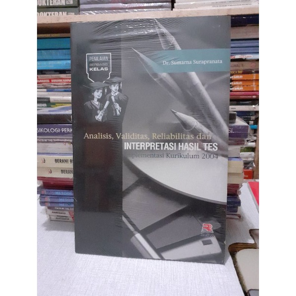 Jual Buku analisis validitas reliabilitas dan interpretasi hasil tes ...