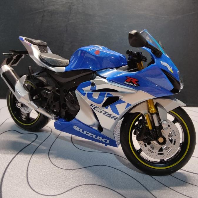 Jual Diecast Motor Suzuki GSXR 1000R Ecstar MotoGp Skala 1:12 Terlaris ...