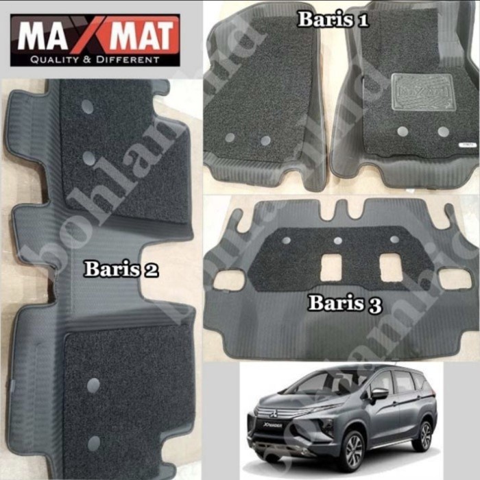 Jual Karpet Maxmat 5D Black Carbon + Coil Xpander / Xpander Cross 3 ...