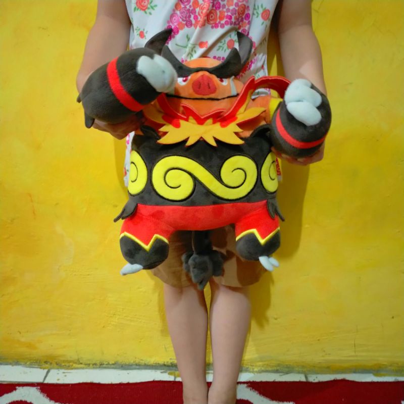 Jual Boneka Pokemon Emboar Plush (Artikulasi) Original Pokemon Center ...