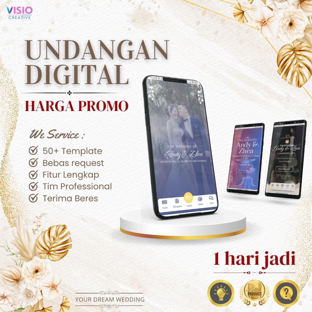Jual [ New // ] Promo Undangan Pernikahan Digital/Website/Online ...