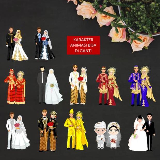 Jual Undangan Digital Gambar Static (One Page) S 04 Original | Shopee ...