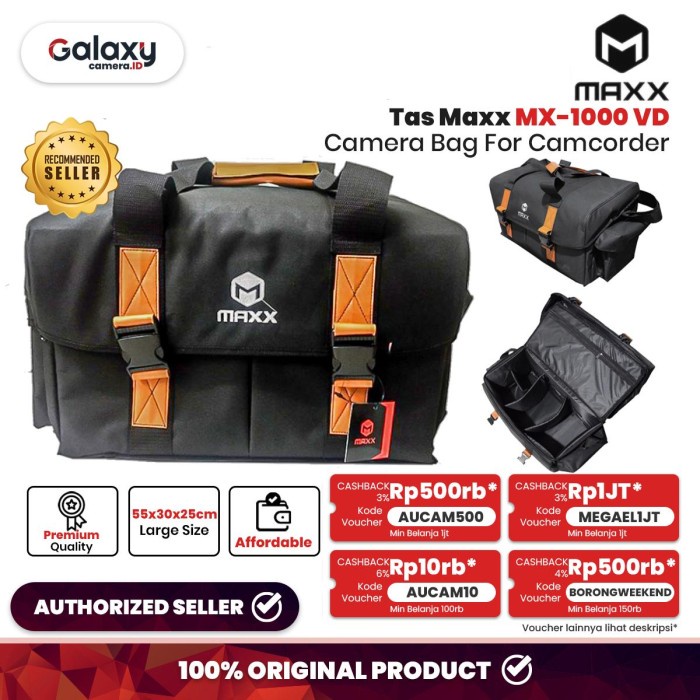 Jual Promo Tas Kamera Camcorder Maxx Mx-1000 Mx1000 Maxx-1000 Vd ...