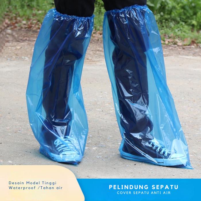 Jual Jas Hujan Pelindung Sepatu Cover Sepatu Anti Air Hujan All Size ...