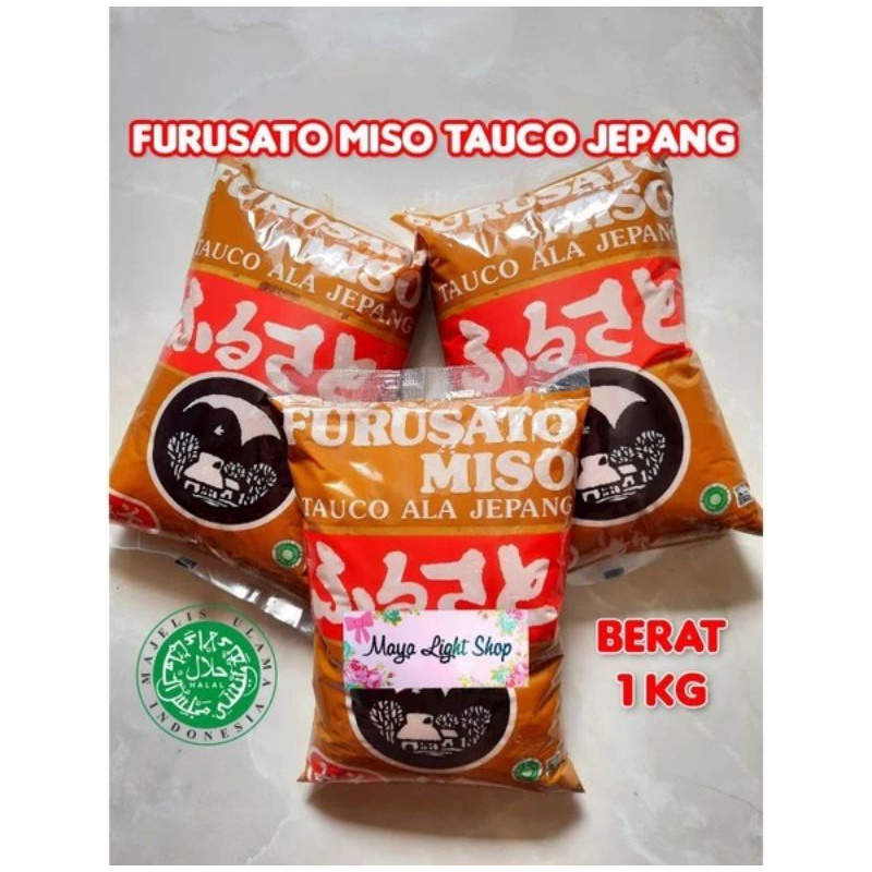 Jual Furusato miso 1kg tauco jepang halal mui miso soup tauco jepang ...