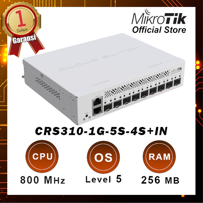 Jual MikroTik CRS310-1G-5S-4S+IN | Shopee Indonesia