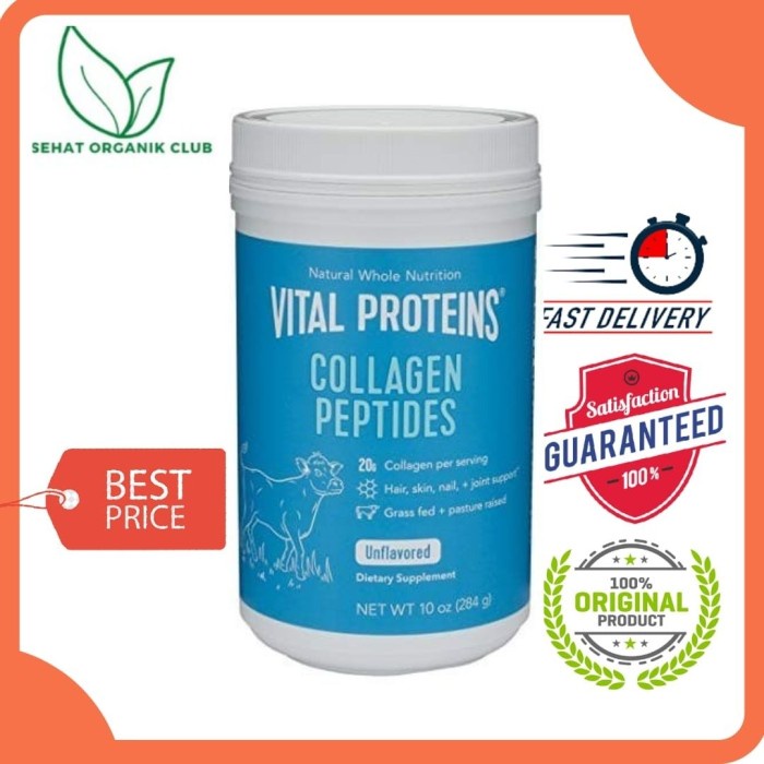Jual Vital Proteins Collagen Peptides Unflavored 284 G / Kolagen | Shopee Indonesia