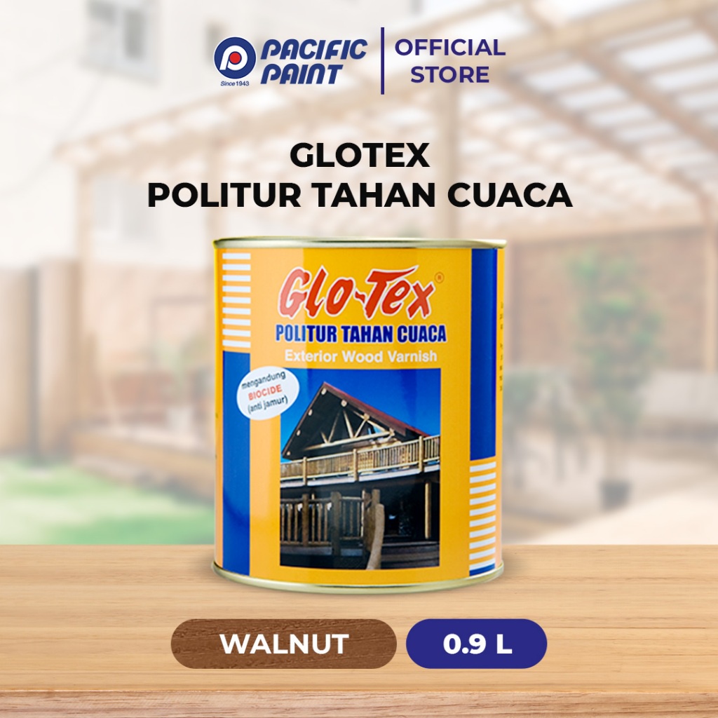 Jual Glotex Politur Tahan Cuaca-Cat Khusus (Kayu)- WALNUT-0.9liter ...