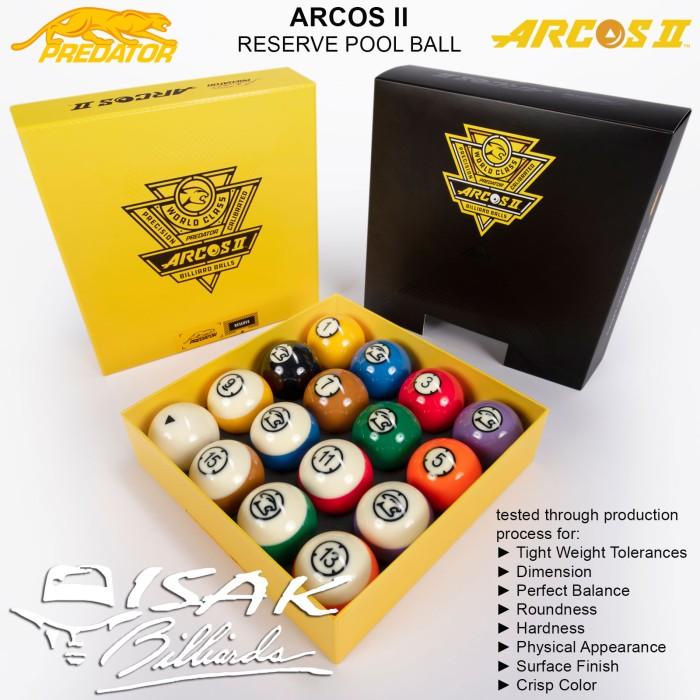 Jual Predator Arcos Ii 8-Ball | Replacement Bola Eceran Billiard Pool ...