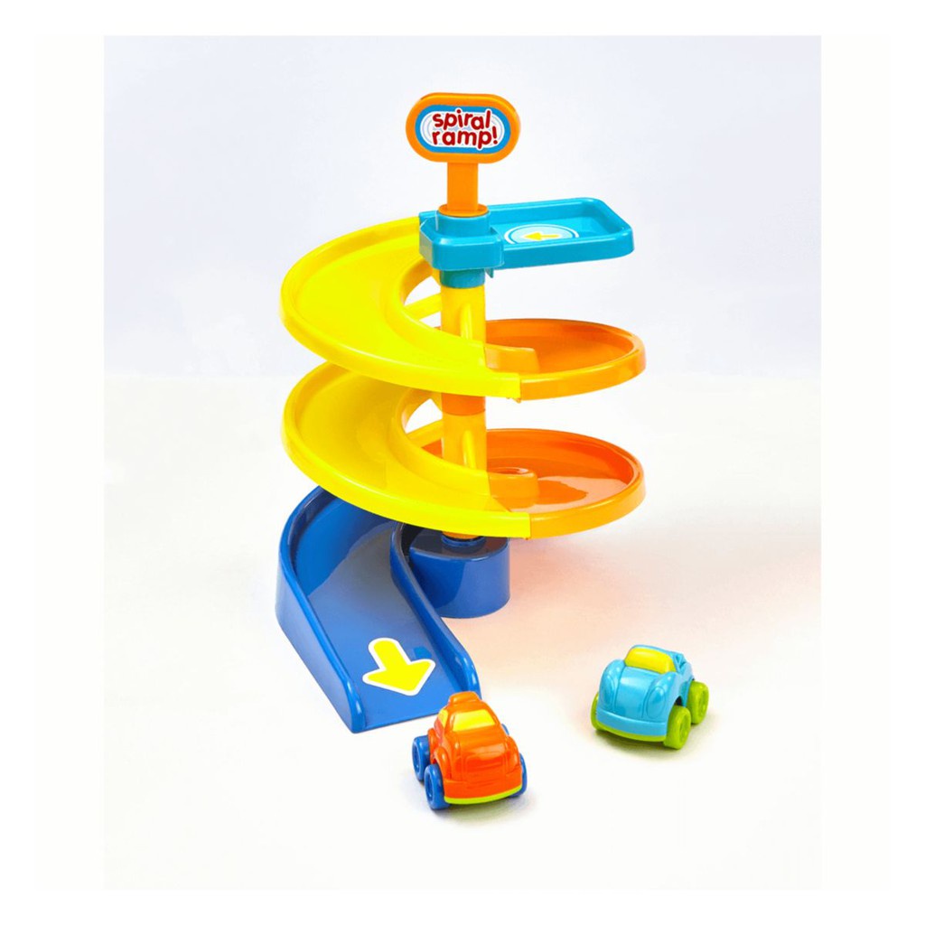 Jual Busy Whizzy Wheels Spiral Ramp Playset | Shopee Indonesia