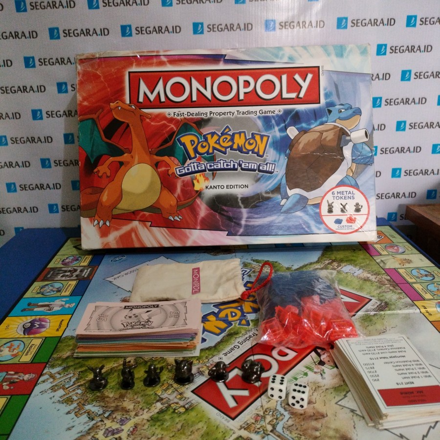 Jual Board Game - Monopoly Pokemon Gotta Catch Em All Kanto Edition Ori ...