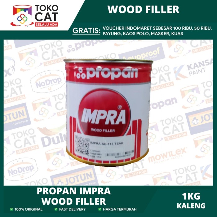Jual PROPAN IMPRA WOOD FILLER / DEMPUL KAYU ( READY SEMUA WARNA ...