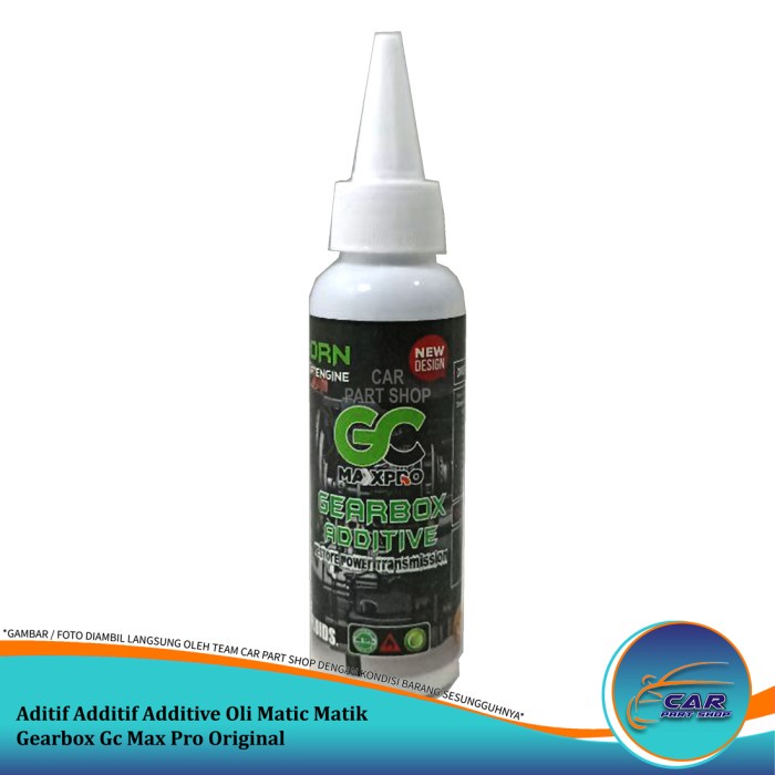 Jual Aditif Additif Additive Oli Matic Matik Gearbox Gc Max Pro ...