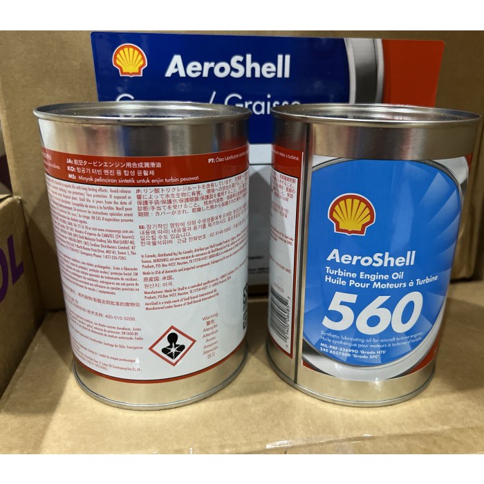 Jual Aeroshell Turbine Oil 560 For Aircraft Turbine Engine (0.946L ...