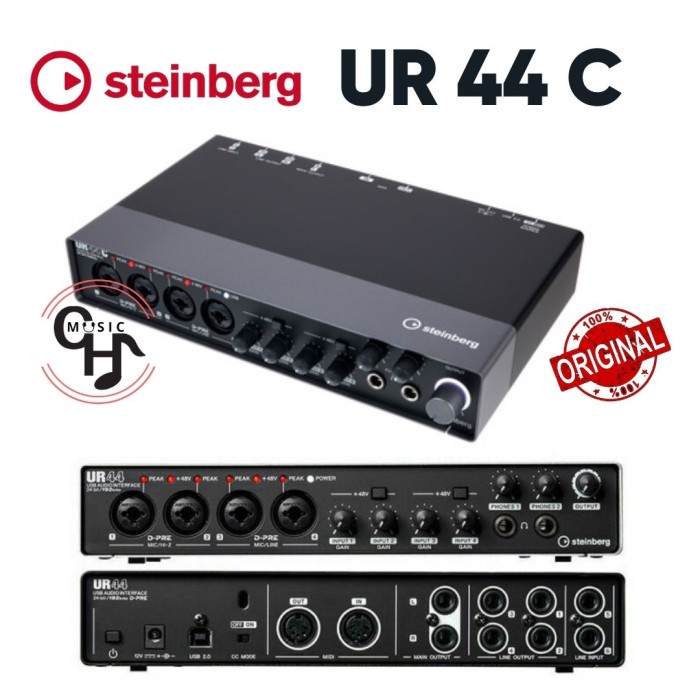 Jual steinberg ur44c ur 44c ur-44c soundcard audio interface | Shopee ...