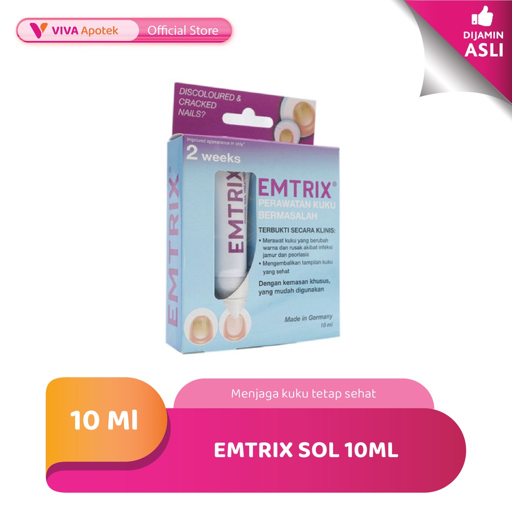 Jual Emtrix Sol untuk Perawatan Kuku Rusak, Retak & Rapuh (10 ml ...