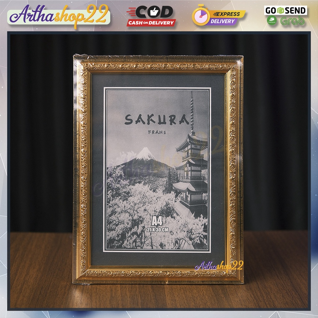 Jual Bingkai Frame Foto A4 21x30cm Pakai Kaca | Shopee Indonesia