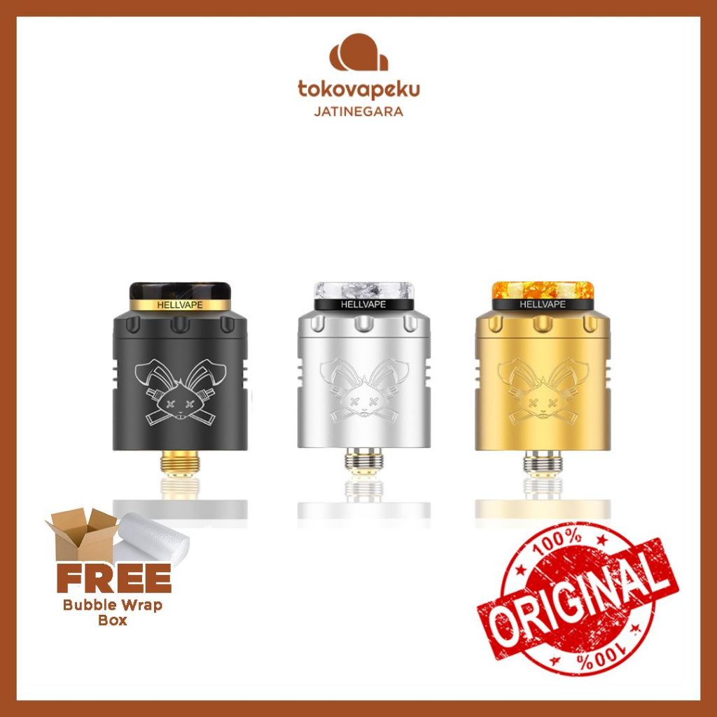 Jual DEAD RABBIT V3 RDA ANNIVERSARY EDITION DEAD RABBIT 24MM ORI by HELLVAPE | Shopee Indonesia