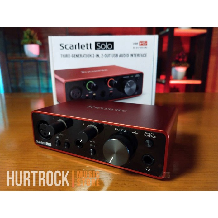 Jual Focusrite Scarlett Solo Gen 3 Soundcard | Shopee Indonesia
