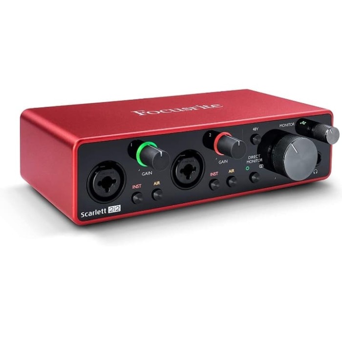 Jual SOUNDCARD Focusrite Scarlett 2i2 Gen 3 | Shopee Indonesia
