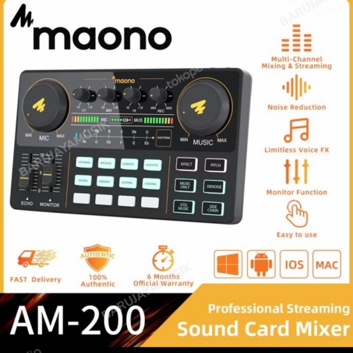 Jual Maono AM-200 Soundcard mixer | Shopee Indonesia