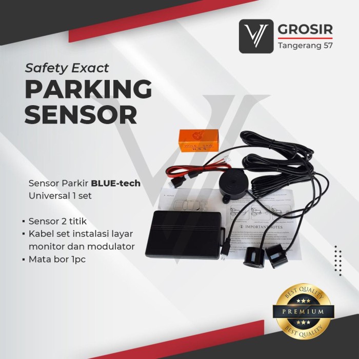 Jual Parkir Sensor 2 Titik Sensor Mundur Bunyi Beep Rear Parking Sensor ...
