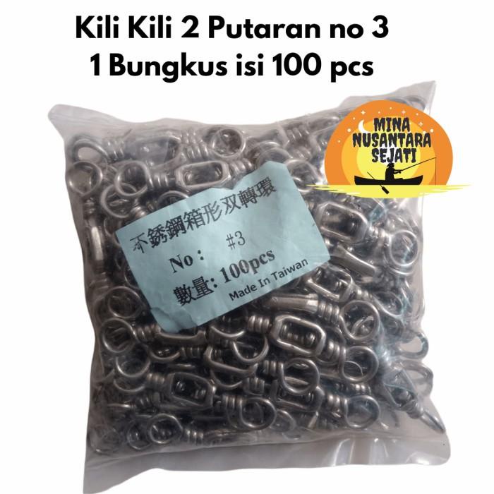 Jual Kili Kili 2 Putaran No 3 - Harga Per Bungkus (Isi 100Pcs) | Shopee ...