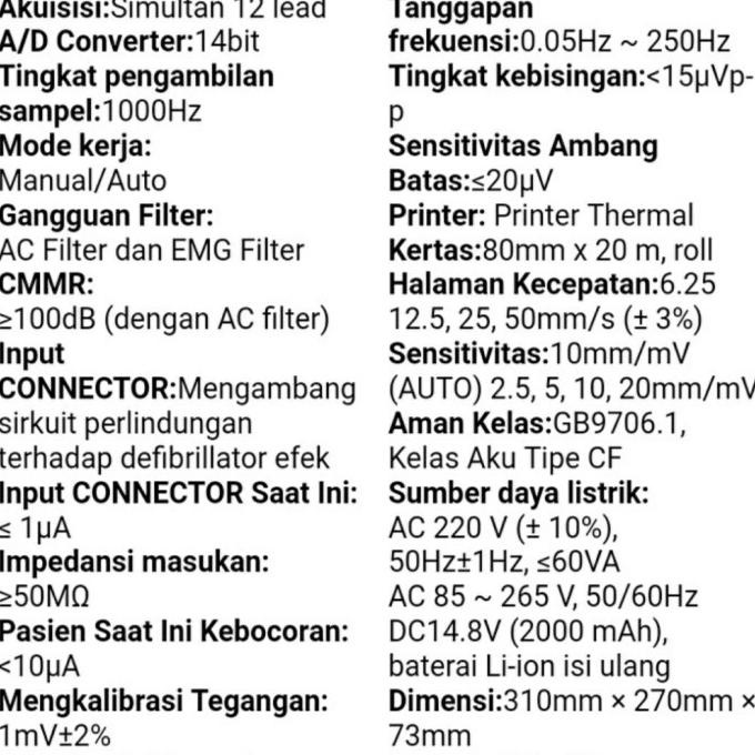 Jual Mesin Ekg Jantung Touch 6 Channel Electrocardiograph Lead Ecg ...