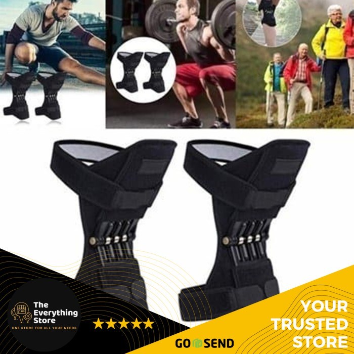 Jual Penahan Beban Lutut Knee Support Booster Spring Knee Brace Support ...