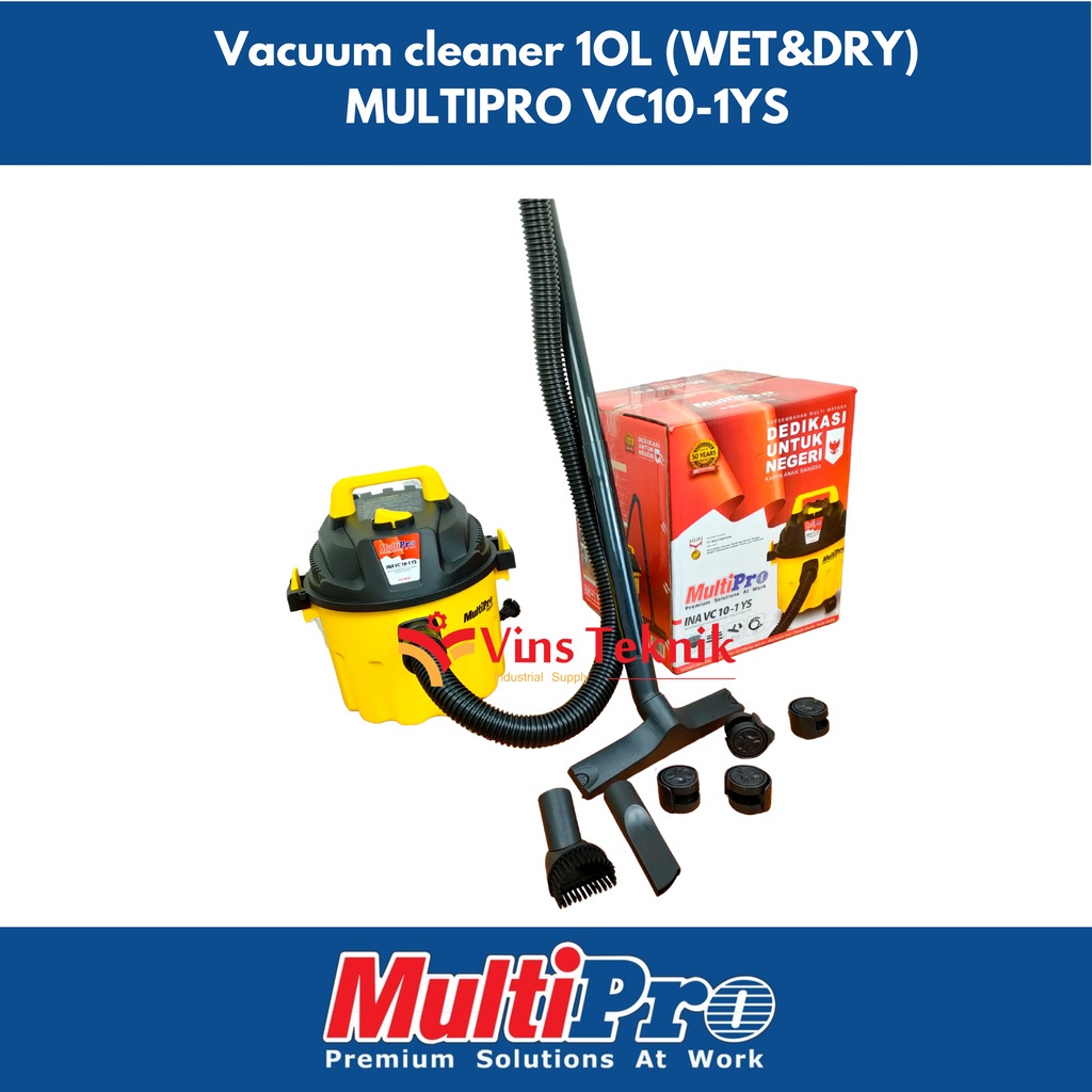 Jual Mesin Gisap Debu 10L Vacuum Cleaner Vc10-1Ys Multipro Vc 10-1 Ys ...