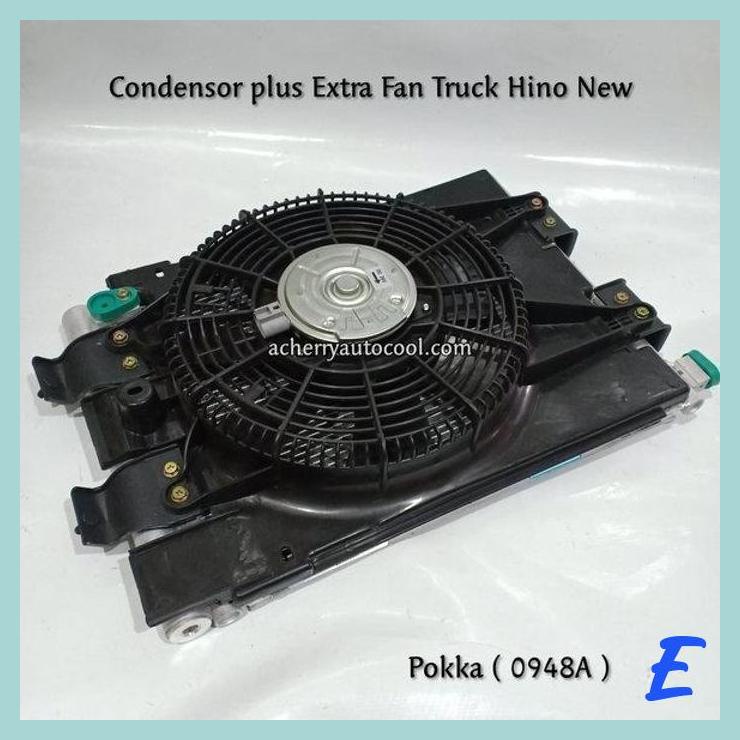 Jual CONDENSOR SET EXTRA FAN 24 VOLT UNTUK TRUCK HINO | Shopee Indonesia