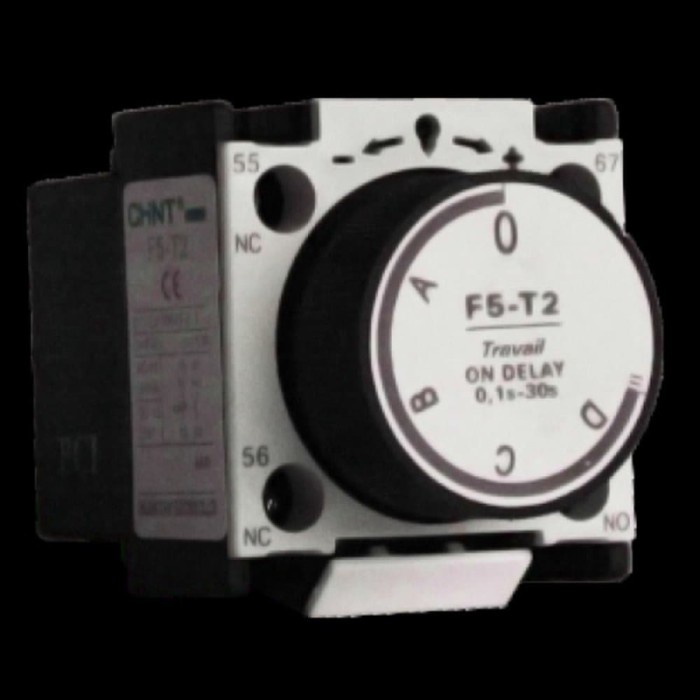 Jual [New] Chint Auxiliary Block Contact F5-D4 Off Delay Timer ...
