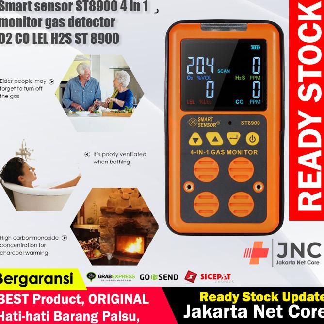Jual Smart Sensor St-8900 4 In 1 Monitor Gas Detector O2 Co Lel H2S St8900 | Shopee Indonesia