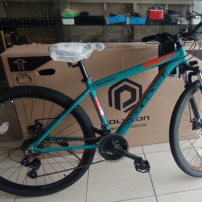 Jual sepeda polygon monarch 3 tosca,grey | Shopee Indonesia