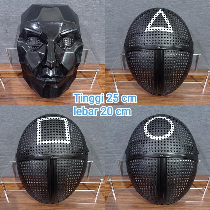 Jual Topeng Squid Game Staff Guard Soldier Mask | Shopee Indonesia