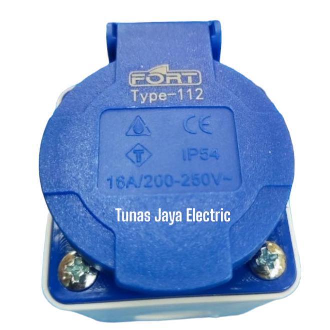 Jual Socket / Stop Kontak Panel Mounting 2P 16A 220V Fort Star | Shopee Indonesia