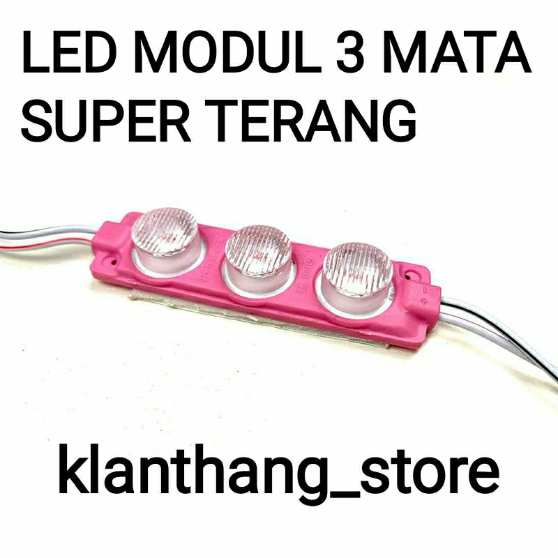Jual lampu variasi LED MODUL 3 MATA SUPER TERANG bijian(1pcs) | Shopee ...