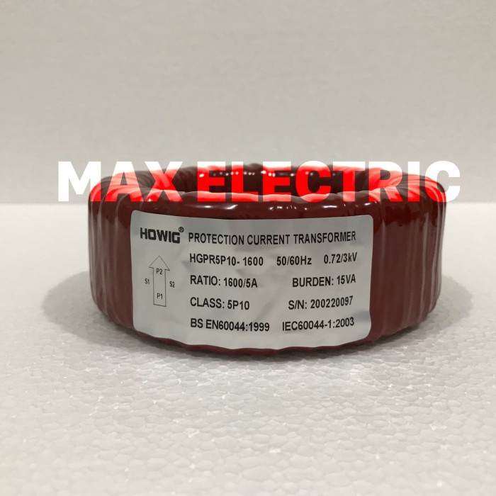 Jual Ori Hgpr5P10-1600 Ct Protection Howig Rasio 1600/5A Burden 15Va ...