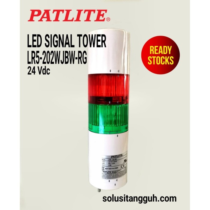 Jual Ori Patlite - Led Signal Tower Lamp - Lr5-202Wjbw-Rg Terbaru ...