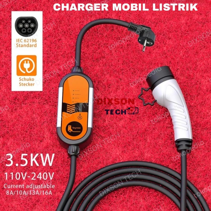 Jual New Alat Charger Ev Mobil Listrik Electric Vehicle 16A 3.5Kw ...